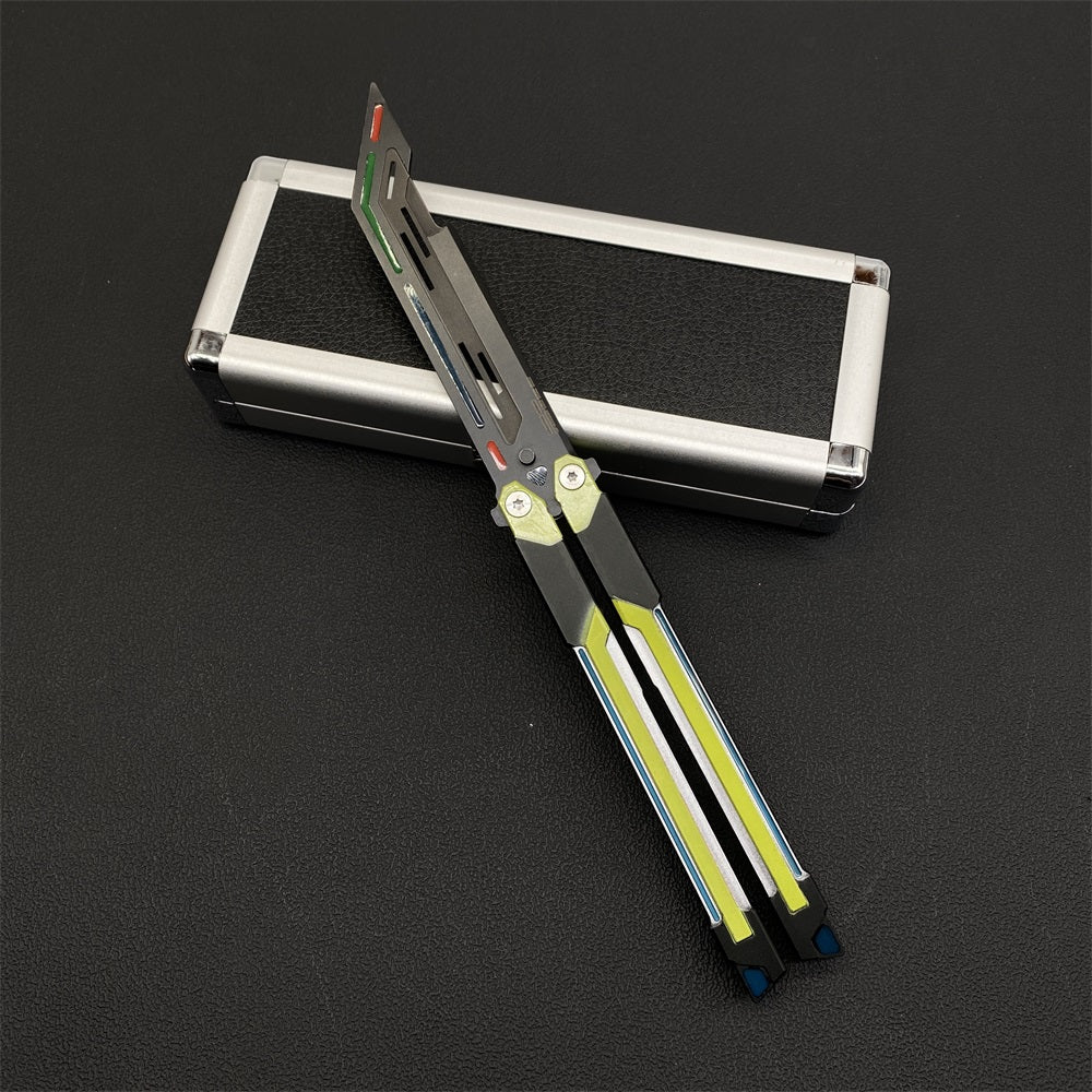 RGX Knife 2.0 CNC Aluminum Alloy High-End RGB Balisong Trainer – Leones ...