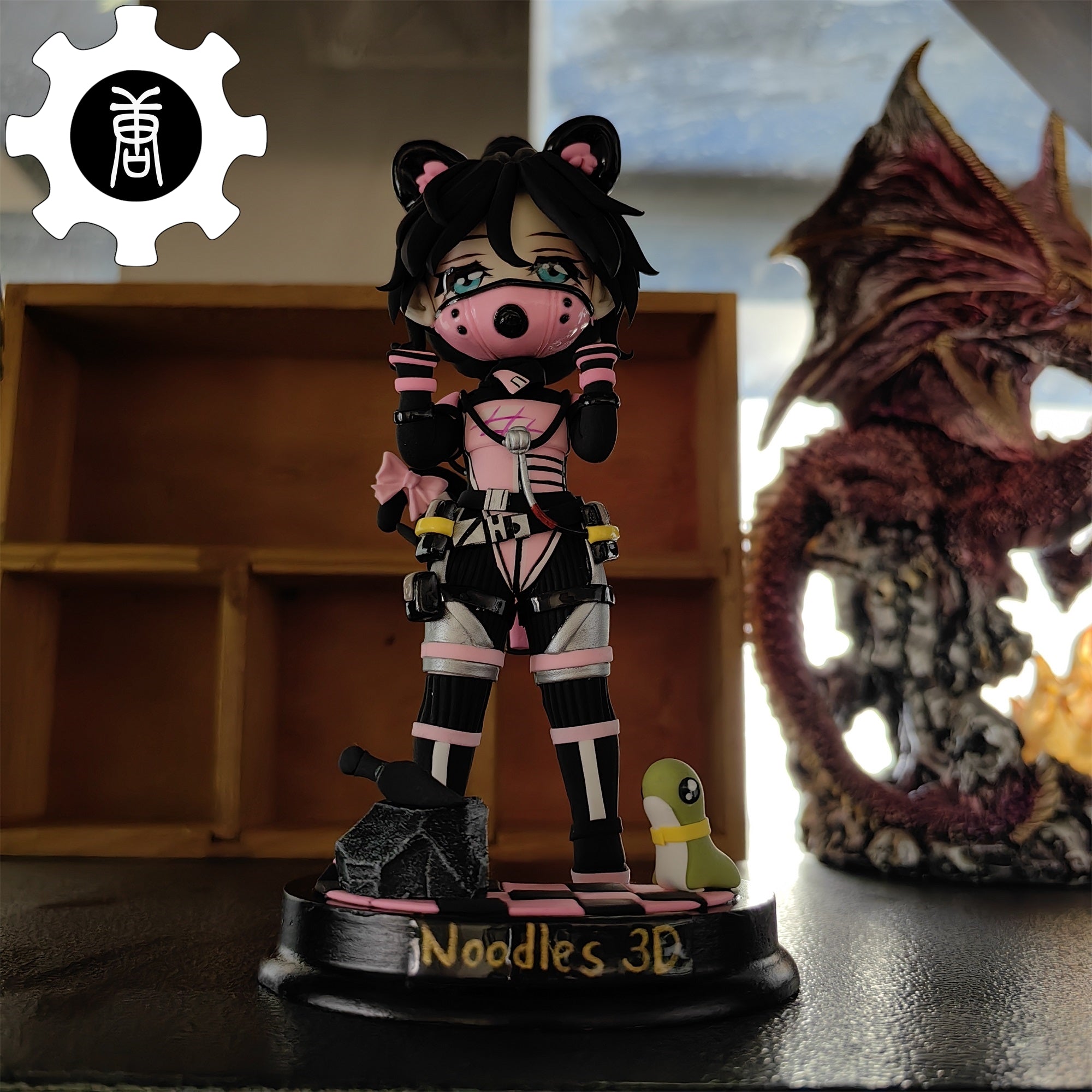 3D Printed Wraith Figure Display Art – Leones Marvelous Items