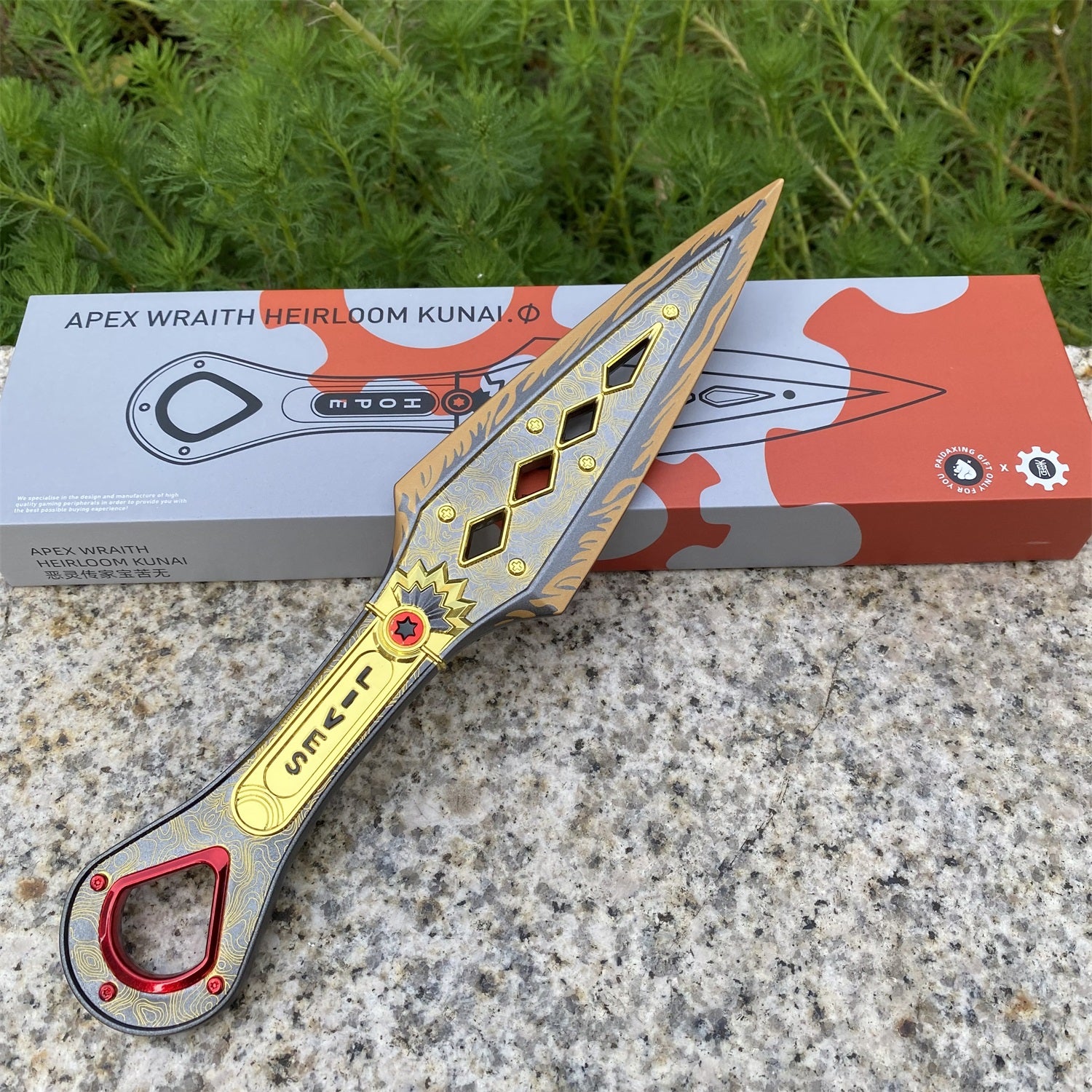 Metal Wraith Kunai Color Life Size Replica – Leones Marvelous Items