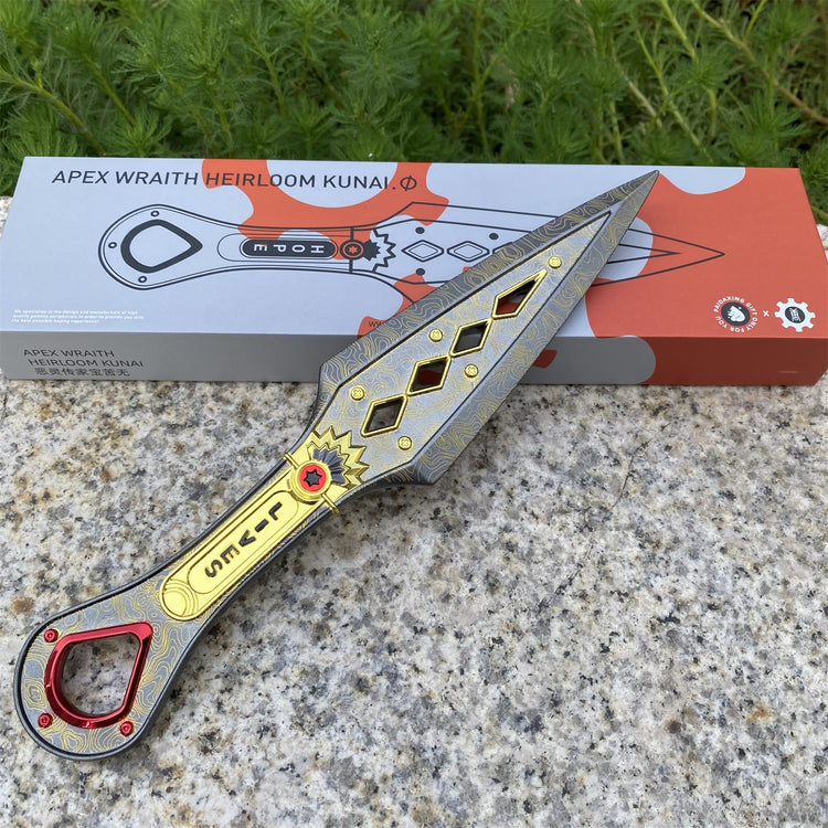 Metal Wraith Kunai Color Life Size Replica – Leones Marvelous Items