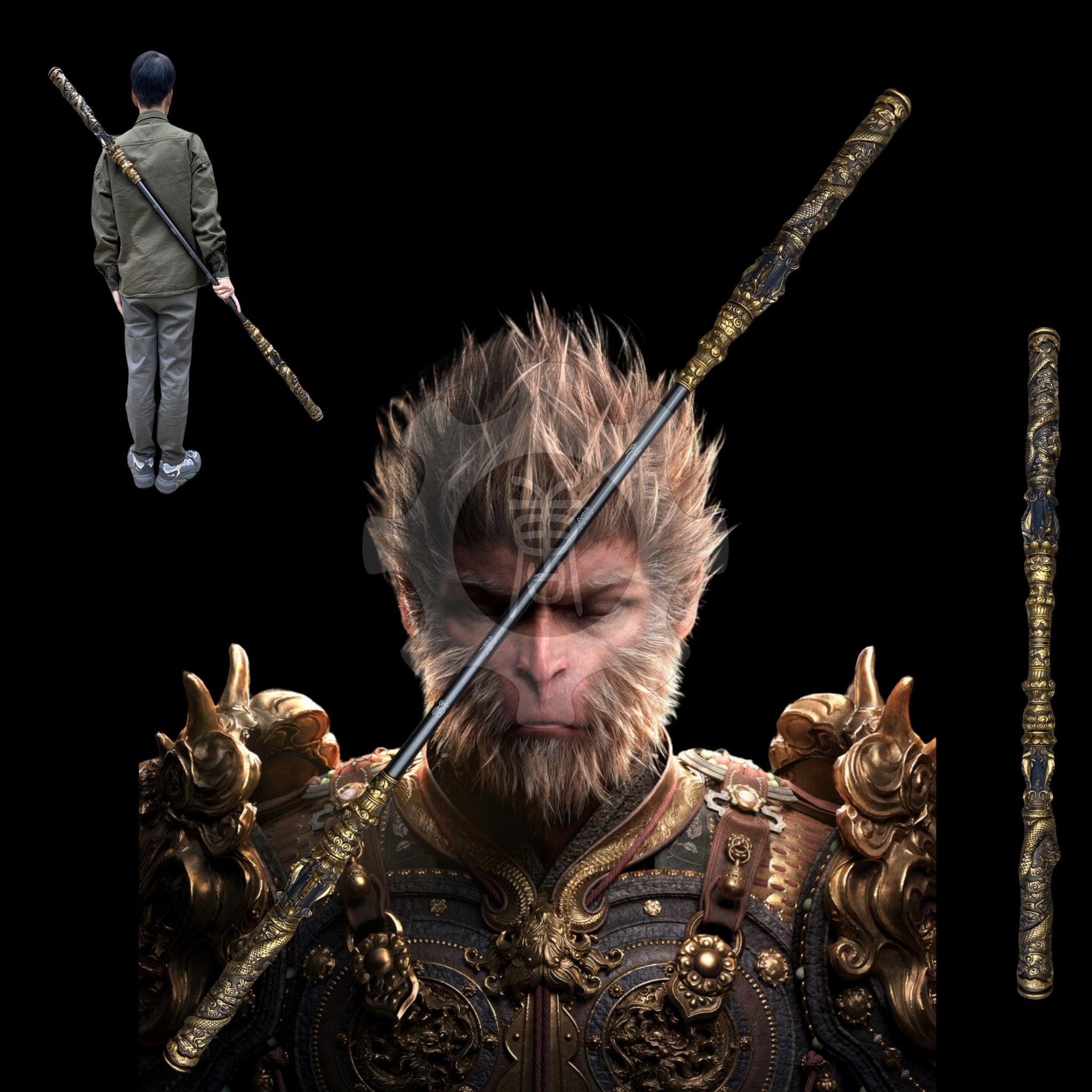 Black Myth: Wukong Bar Replica Life-size Cosplay Prop 62.9" – Leones ...