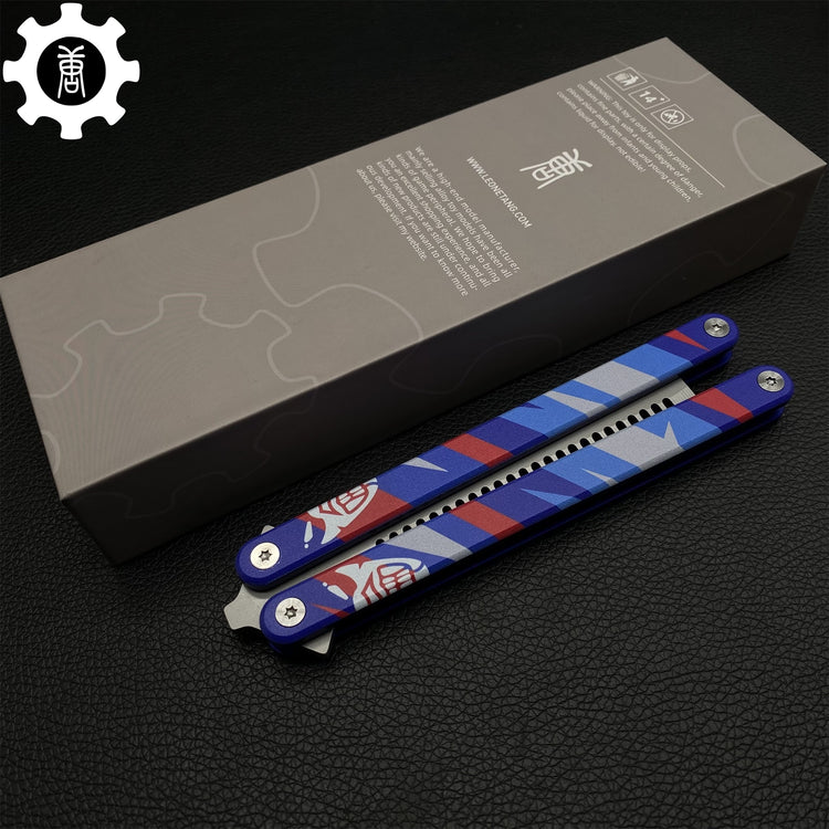 High-End CNC Yoru Comb Aluminum Alloy Handle Yoru Knife Balisong ...