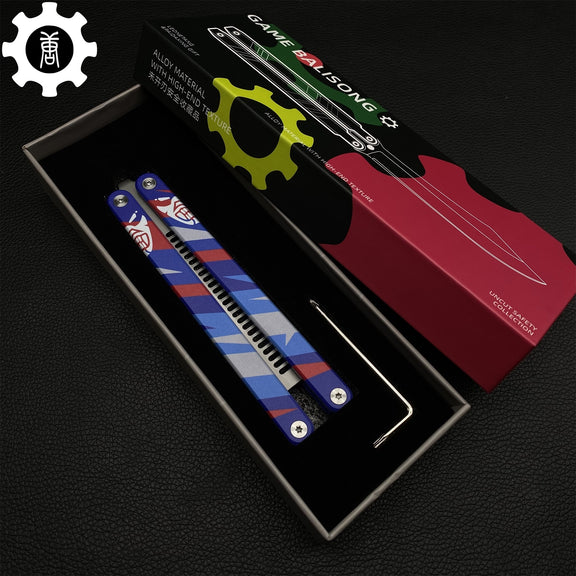 High-End CNC Yoru Comb Aluminum Alloy Handle Yoru Knife Balisong ...