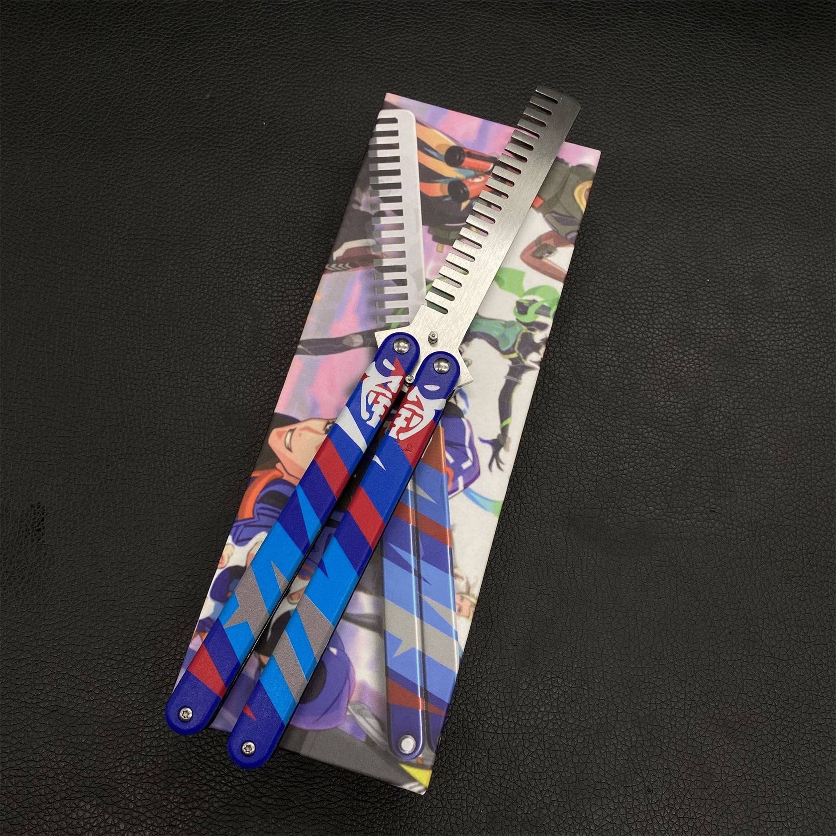 Blunt Blade Stainless Steel Yoru Comb Balisong Butterfly Trainer ...