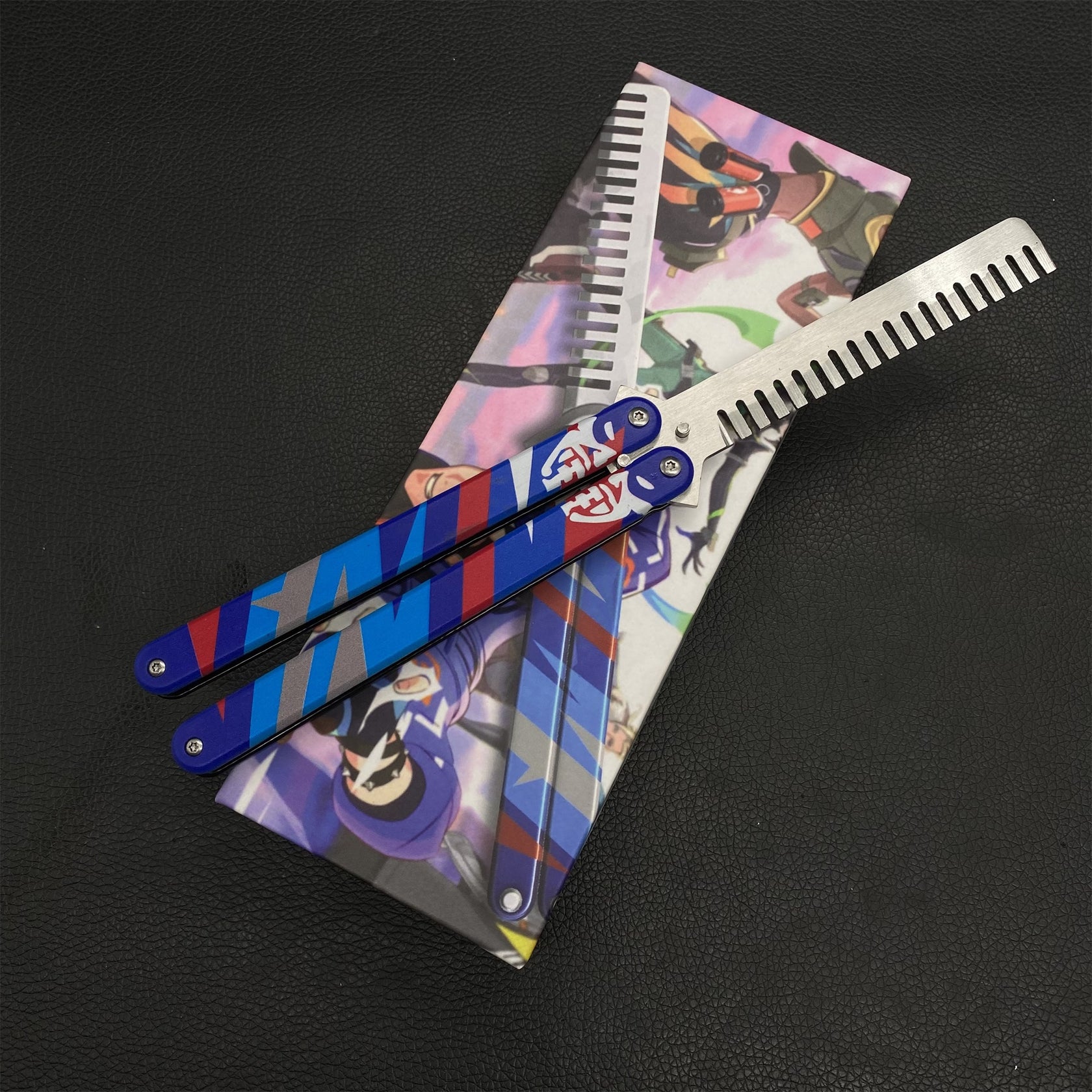 Blunt Blade Stainless Steel Yoru Comb Balisong Butterfly Trainer ...