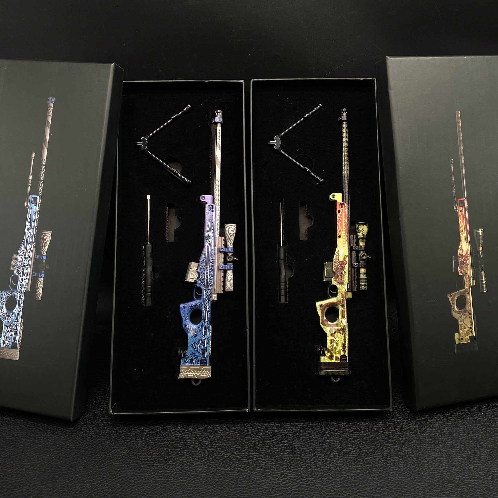 Dragon Lore AWP Miniature Metal Sniper Rifle – Leones Marvelous Items
