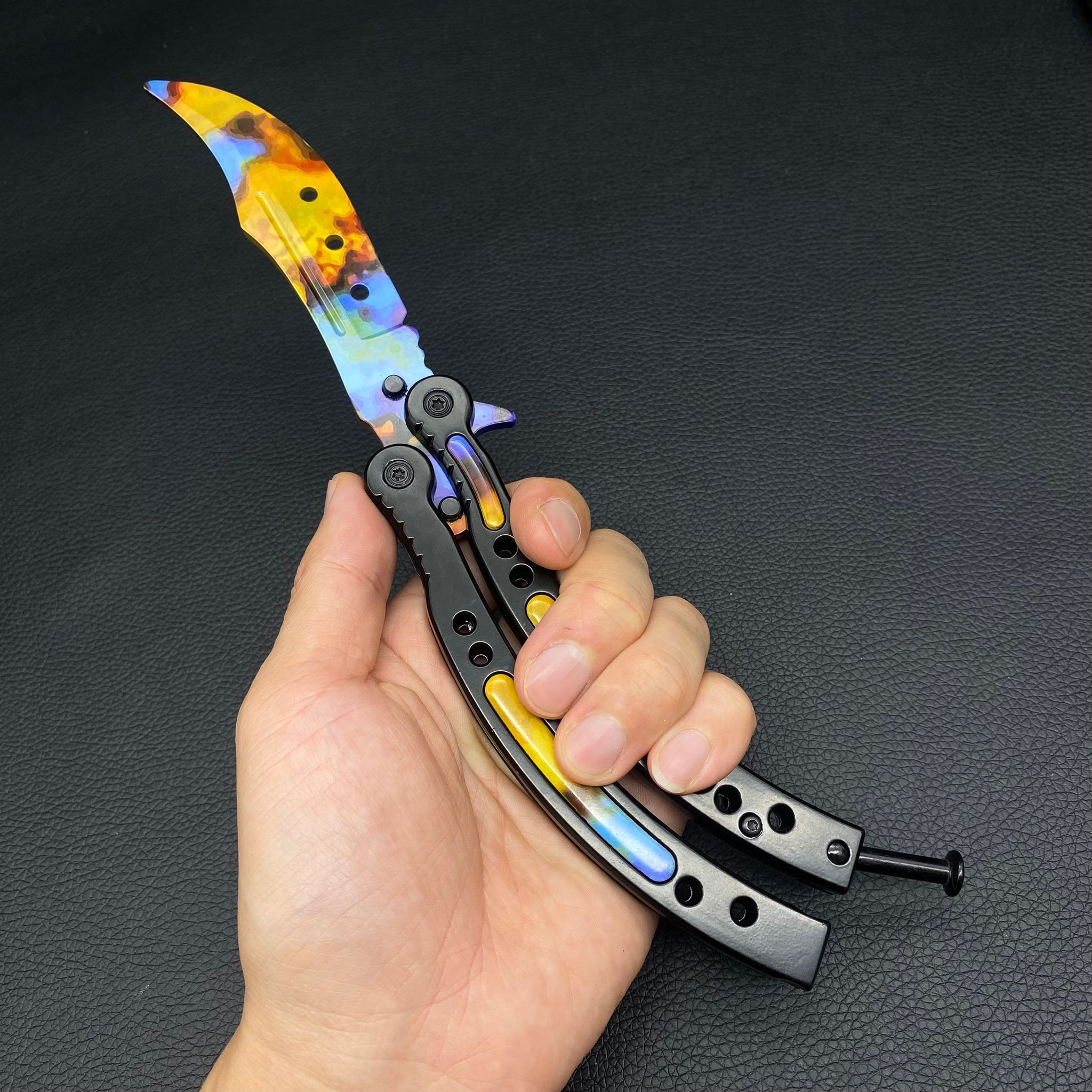 Global Offensive Game Balisong Karambit Blunt Blade Trainer Replica ...