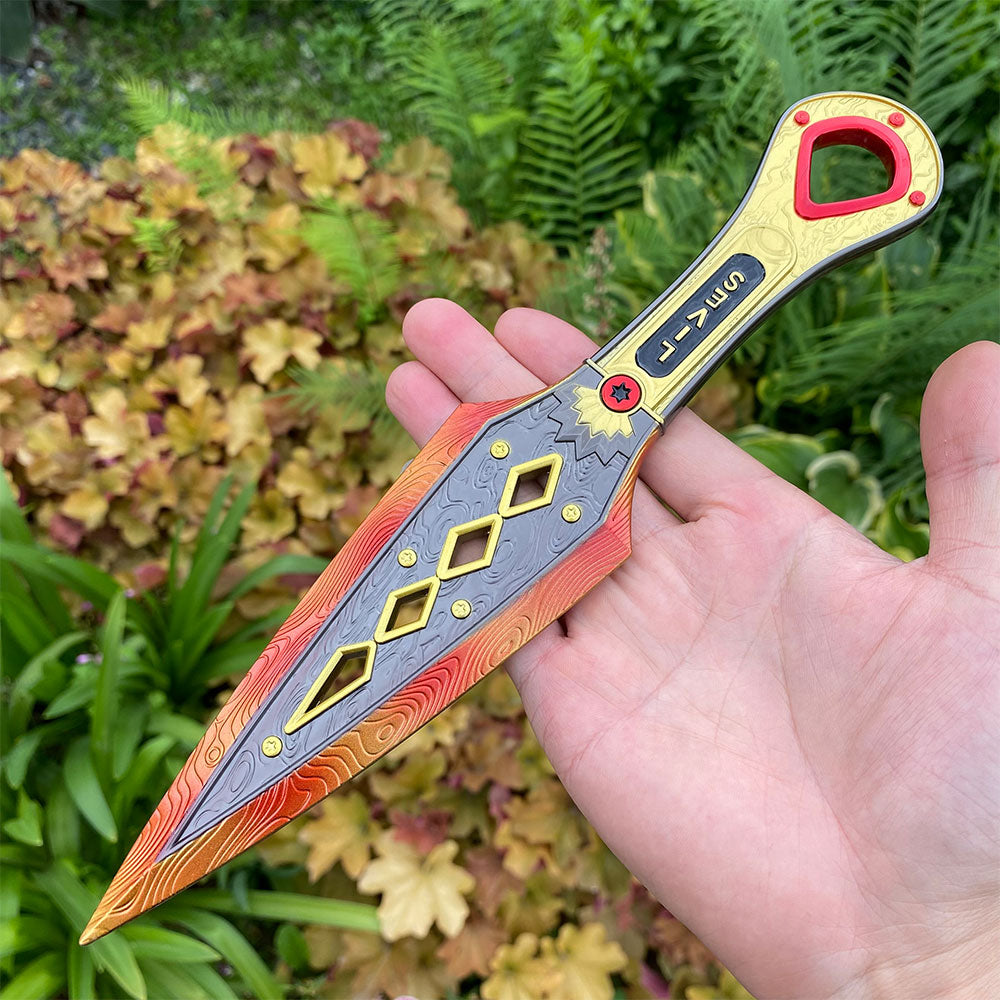 Metal Wraith Kunai Color Life Size Replica – Leones Marvelous Items