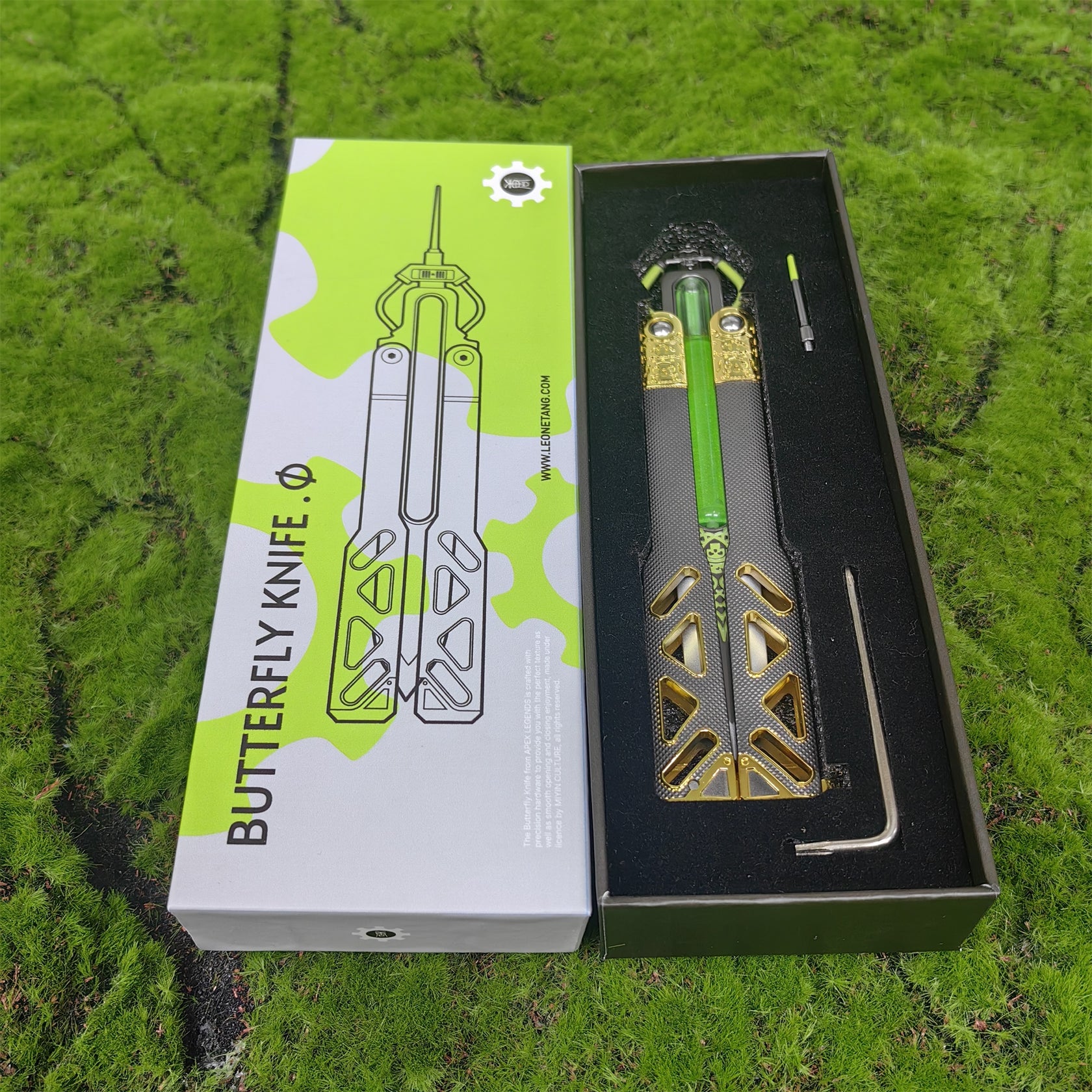 Octane Heirloom Real Liquid Tube Craft Balisong Metal Replica V3 ...
