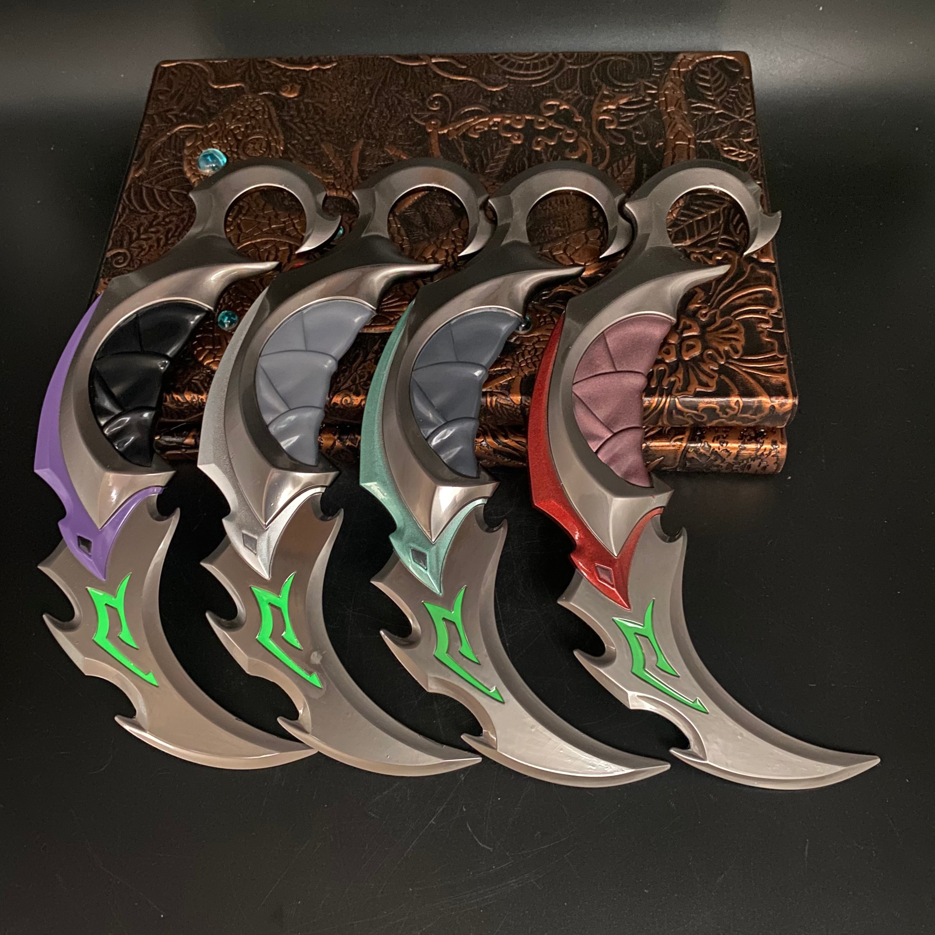 Reaver Karambit Metal Blunt Blade Trainer Cosplay Prop Game Replica ...