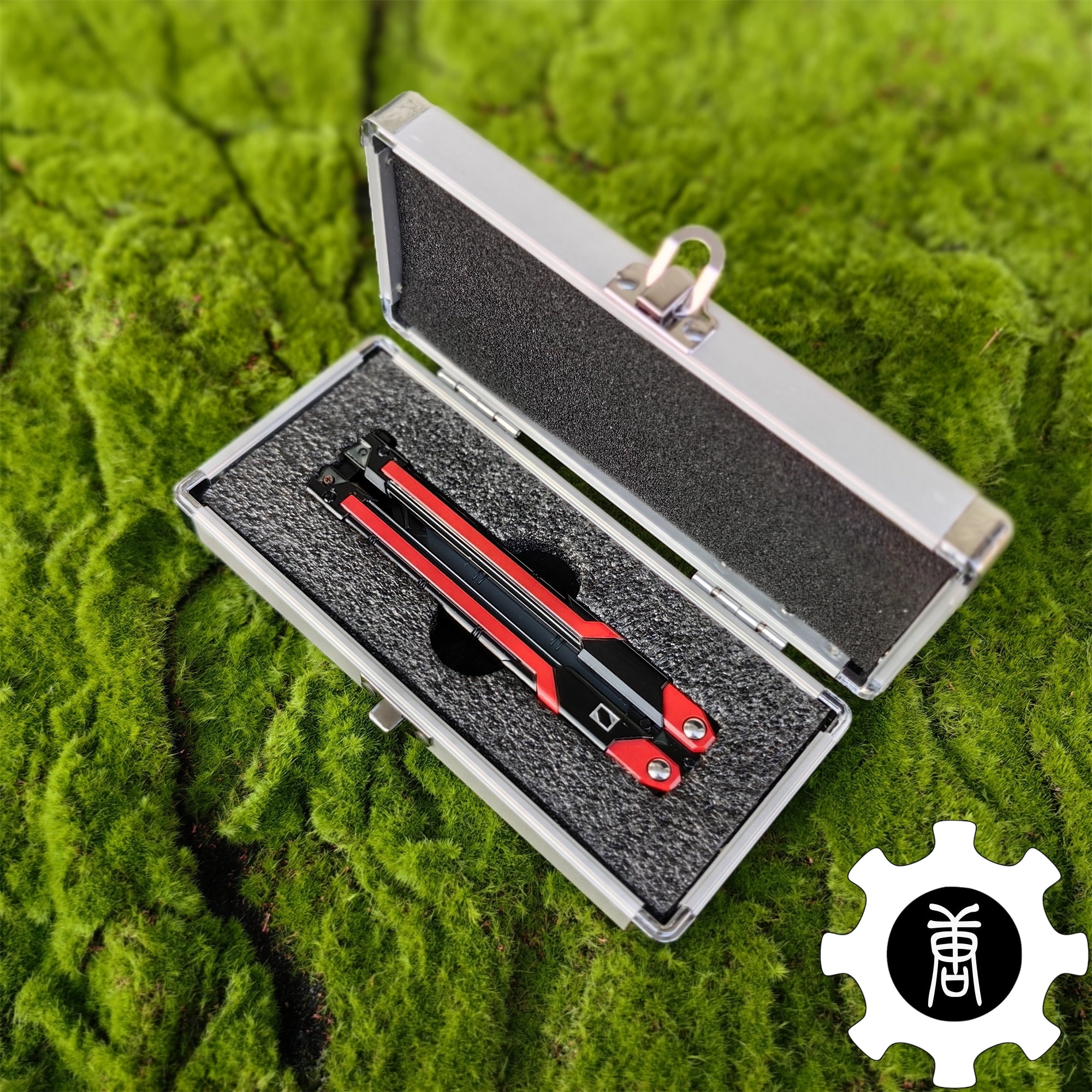 RGX Knife Metal Blunt Blade Butterfly Trainer Cosplay Prop Game Replica ...