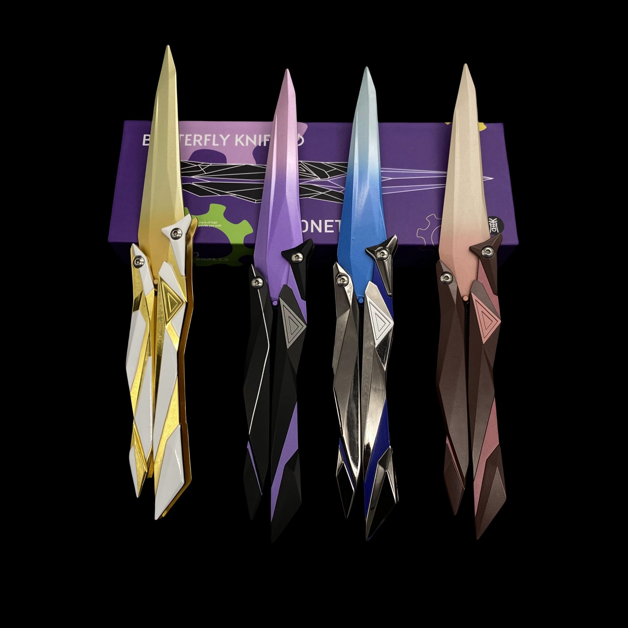 New Version High-Quality Singularity 2.0 Butterfly Knife IRL Game ...