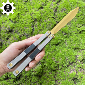 High-End TF2 Spy Knife Balisong Trainer – Leones Marvelous Items