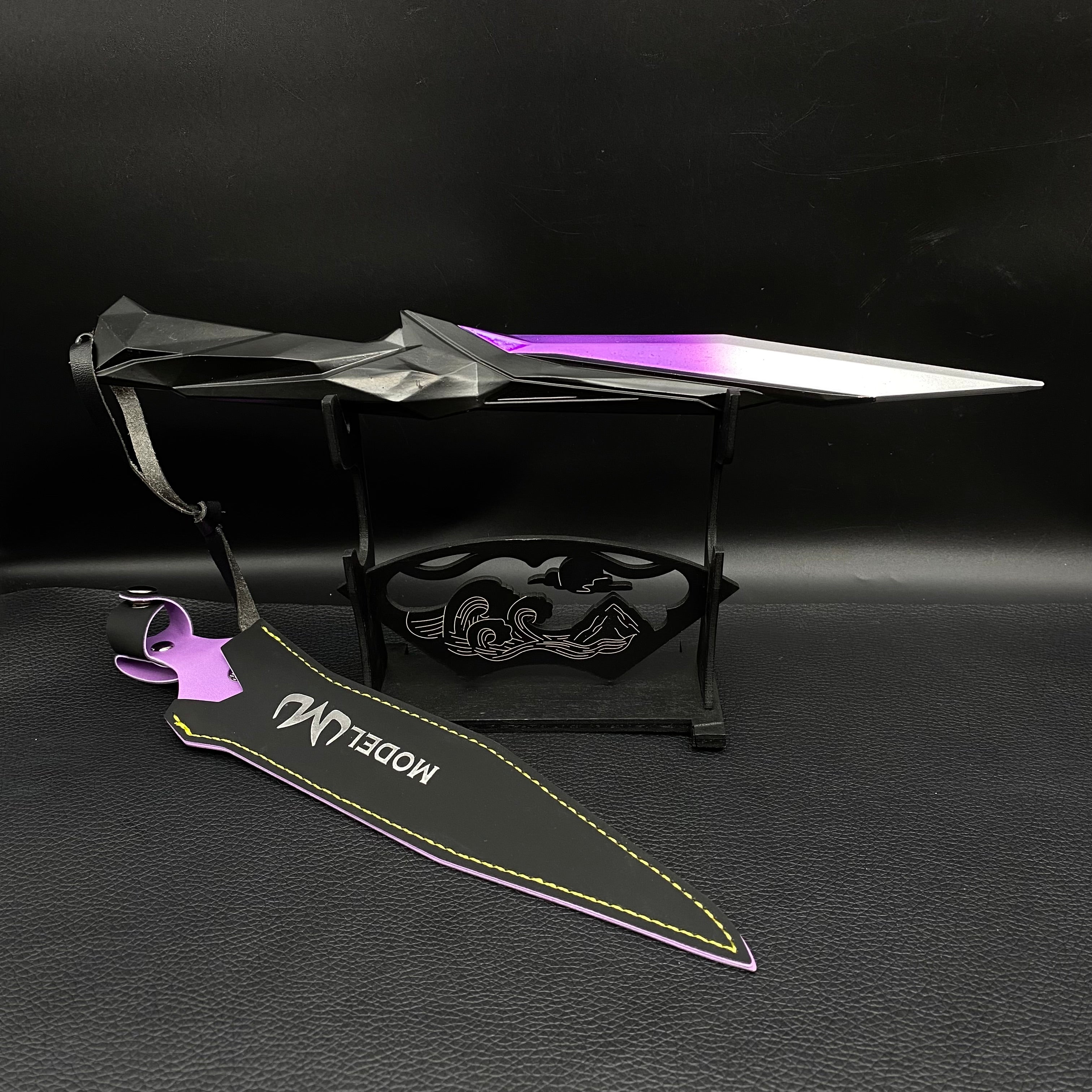 28CM Metal Singularity Knife Purple Replica – Leones Marvelous Items