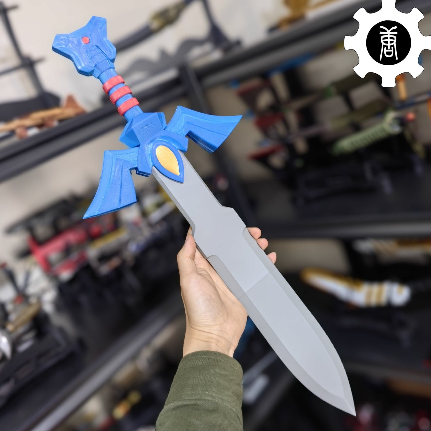 3D-Printed Link Master Sword Hylian Shield Replica – Leones Marvelous Items