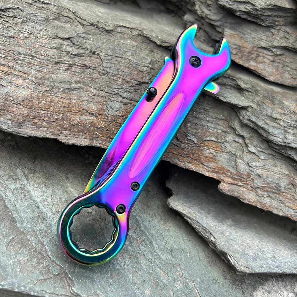 Spanner Folding Knife Cool Camping Knife – Leones Marvelous Items