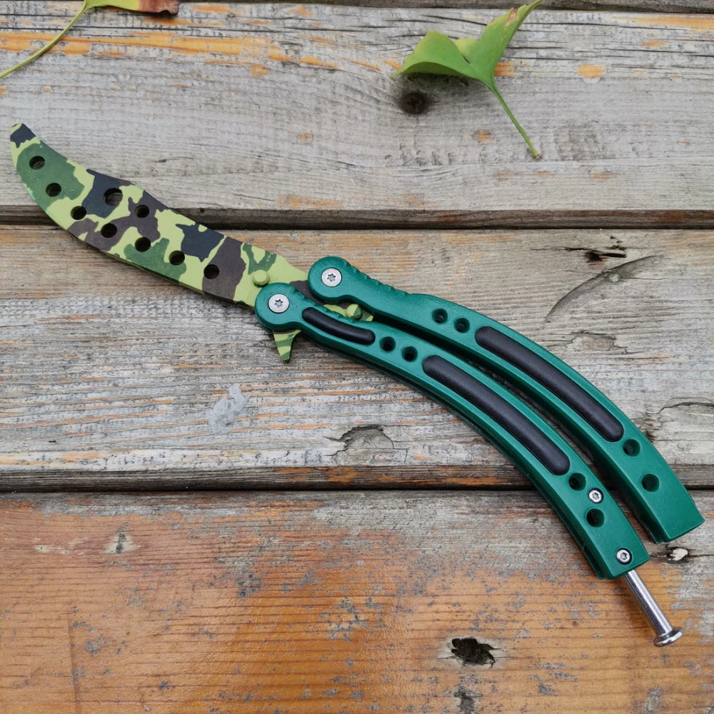 Global Offensive Game Balisong Karambit Blunt Blade Trainer Replica ...