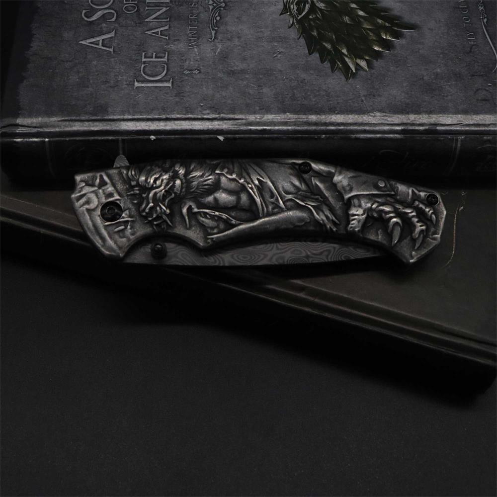 Werewolf Folding Knife – Leones Marvelous Items