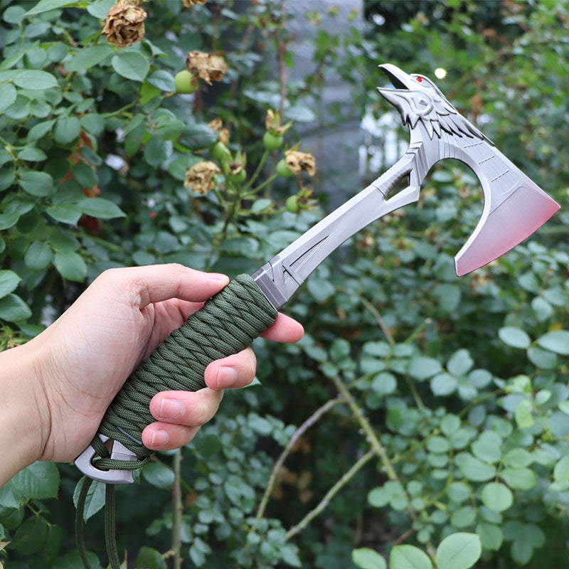 APEX 30CM Bloodhound Raven Bite Axe Metal Replica – Leones Marvelous Items