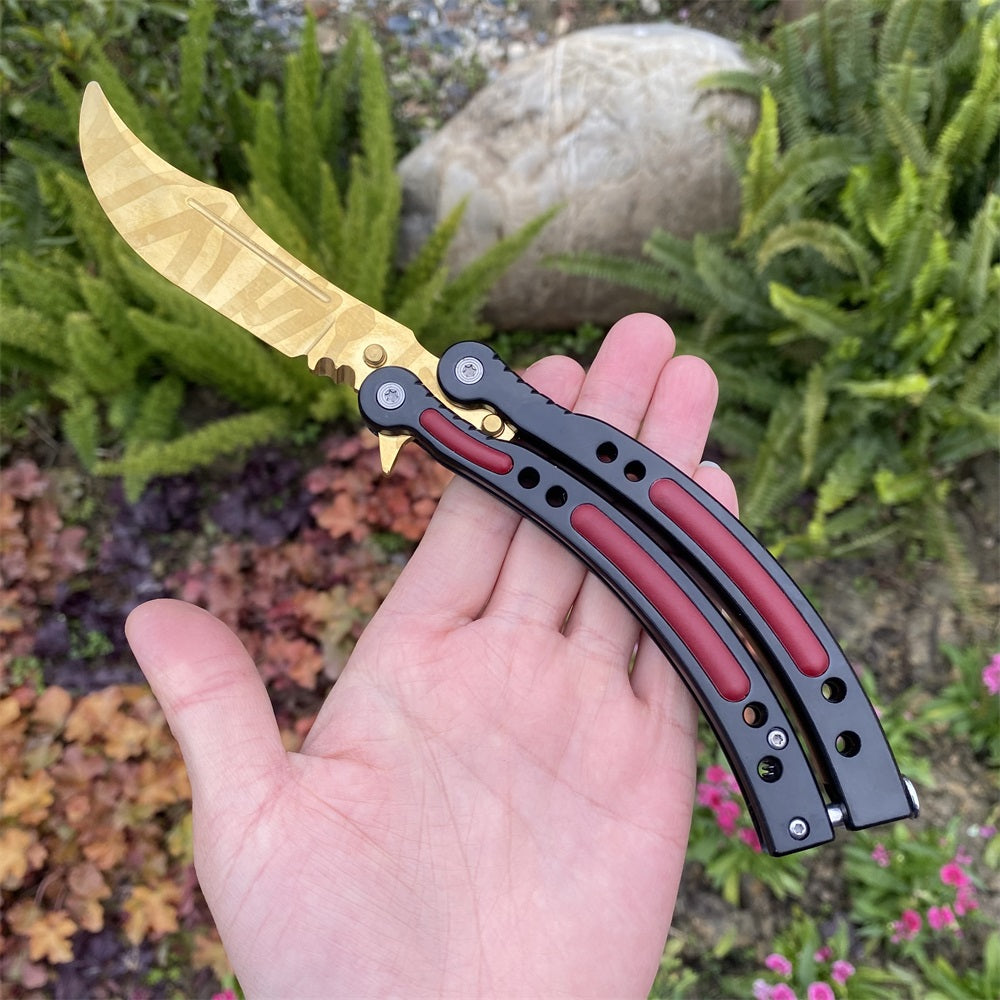 Global Offensive Game Balisong Karambit Blunt Blade Trainer Replica ...