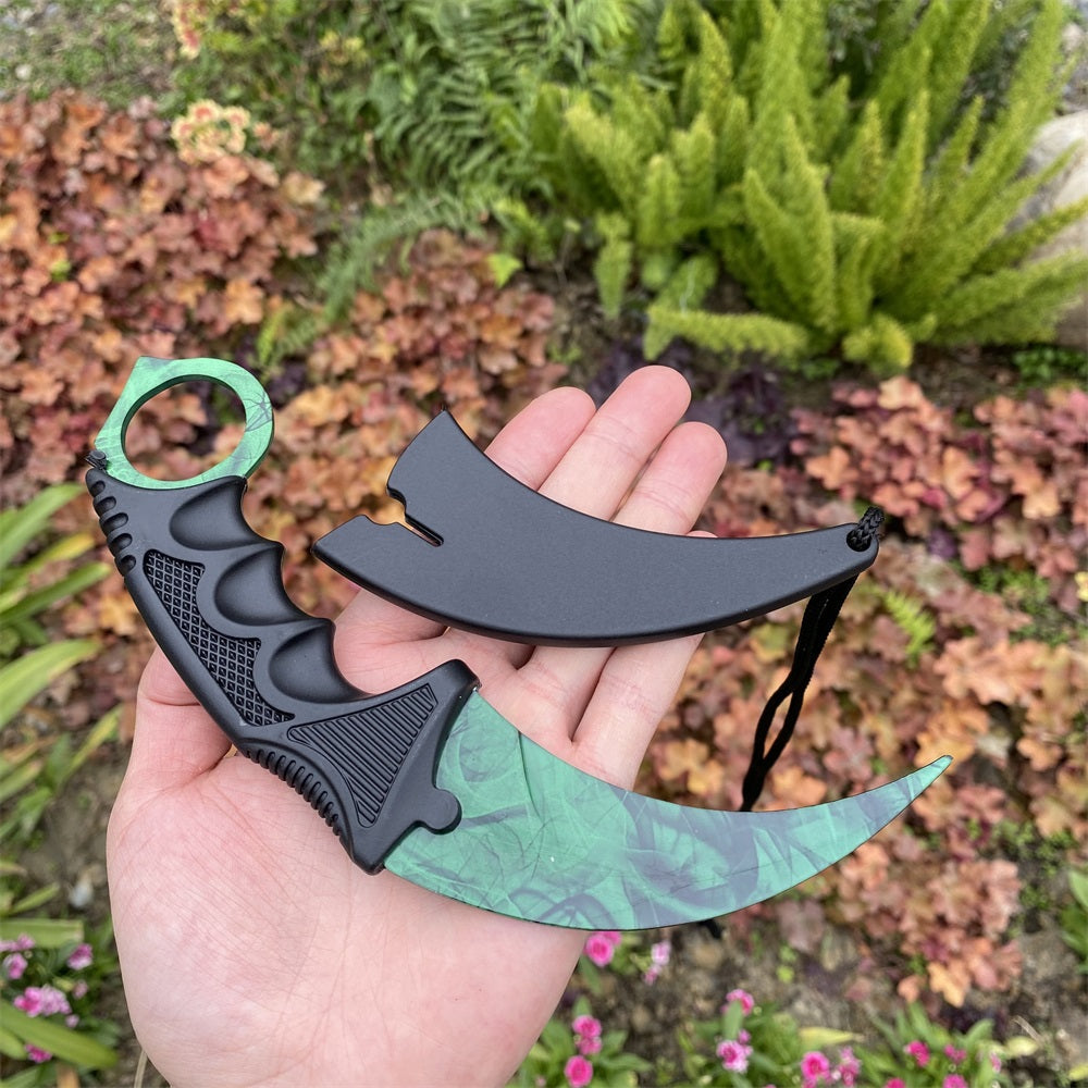 Global Offensive Game Balisong Karambit Blunt Blade Trainer Replica ...