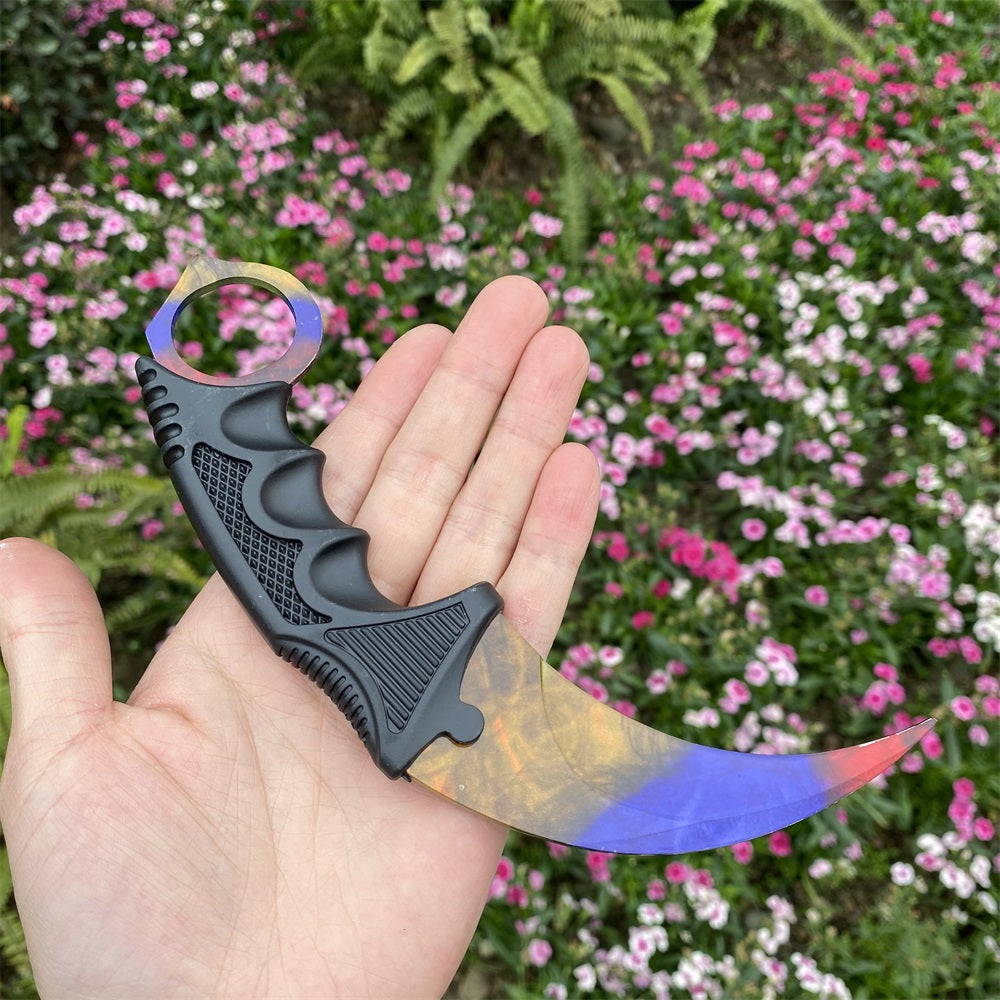 Global Offensive Game Balisong Karambit Blunt Blade Trainer Replica ...