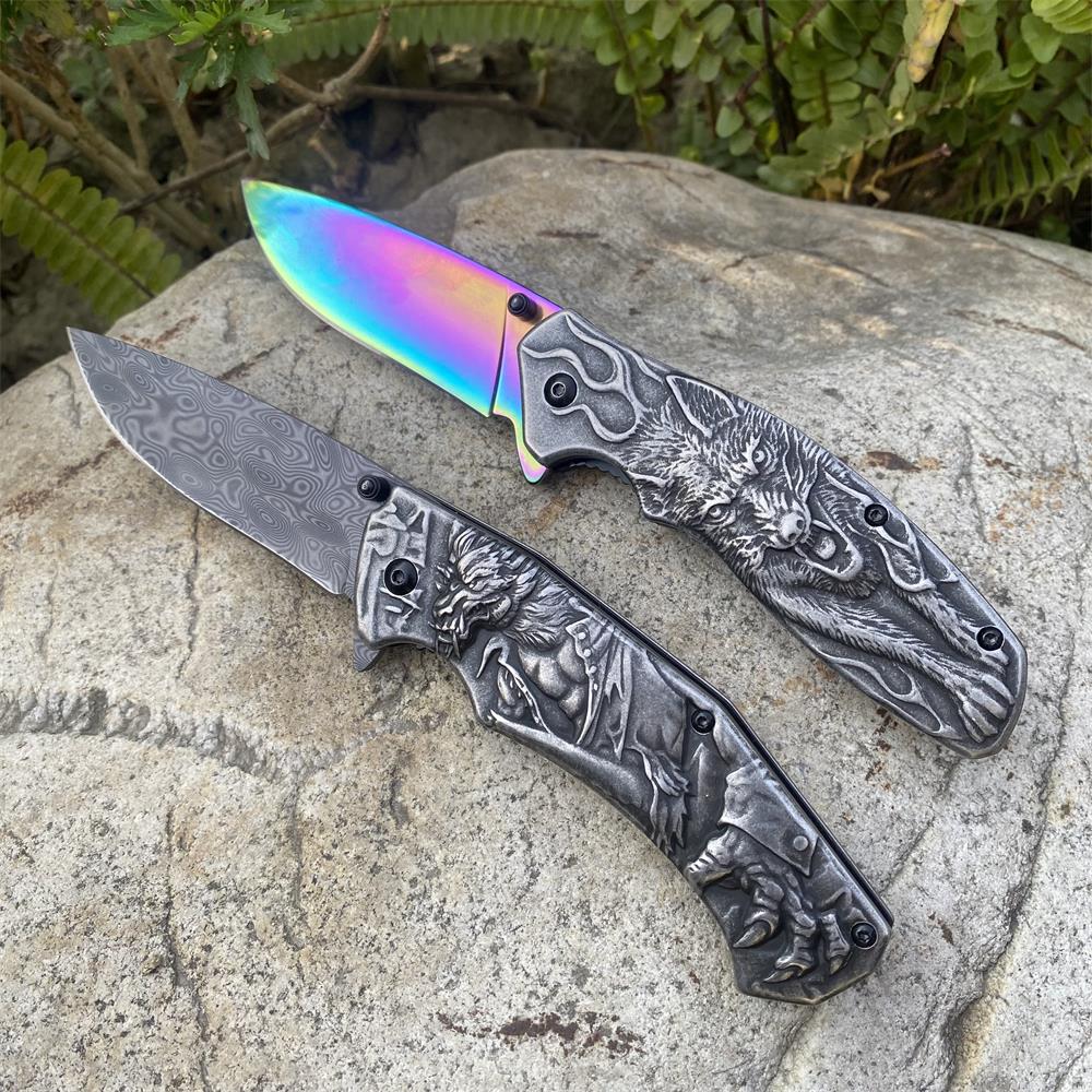 Lone Wolf Pocket Folding Knife – Leones Marvelous Items