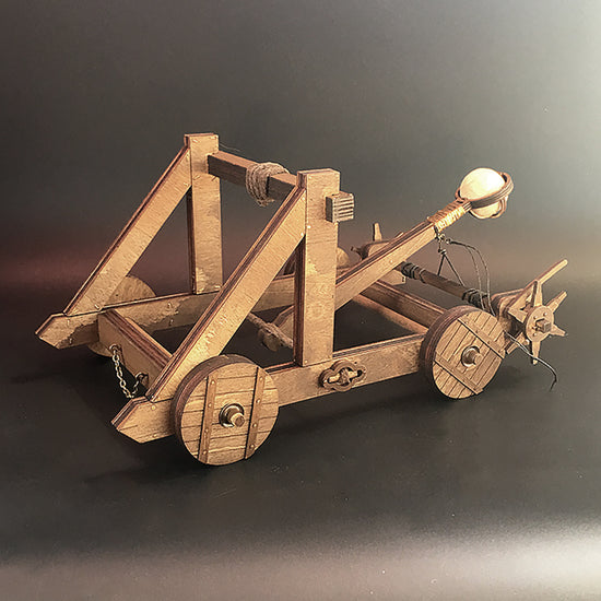 AM012 Single Arm Catapult Stone Throwing Machine Trebuchet – Leones ...