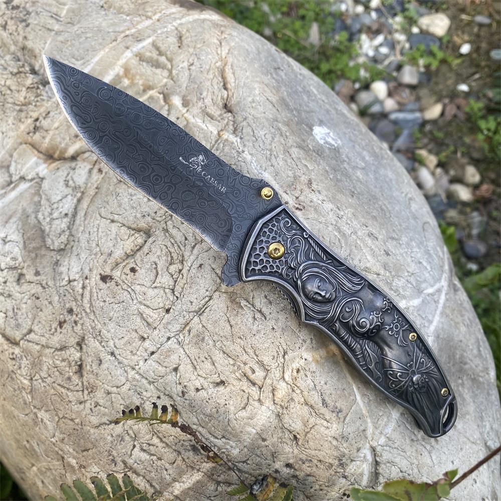 Valkyrie Folding Knife – Leones Marvelous Items